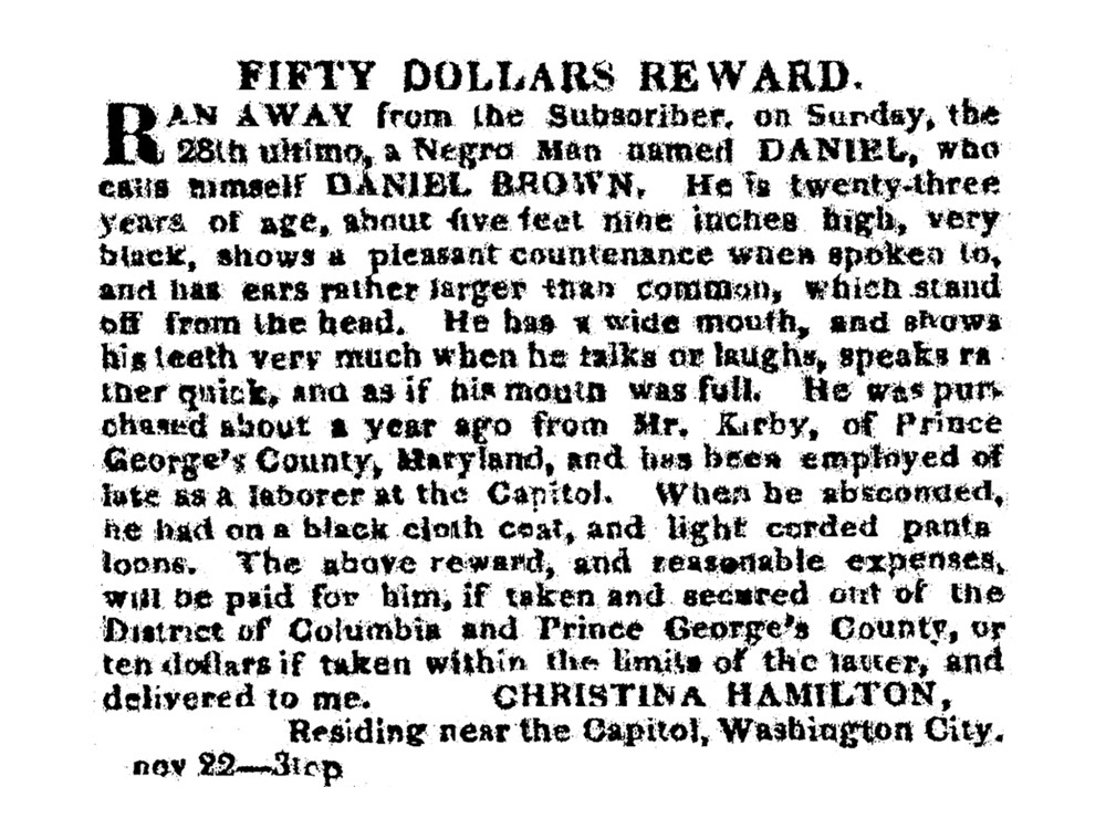 Enslaved Labor and the Construction of the Capitol 4 - White House ...