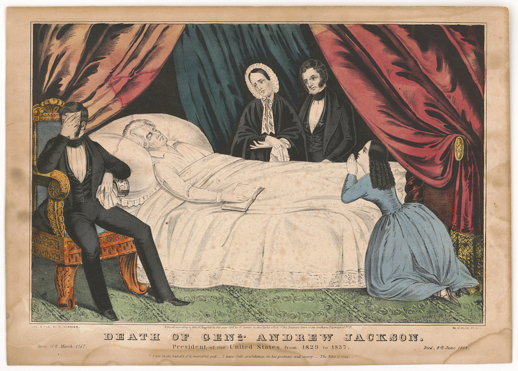 Jackson Deathbed Print - White House Historical Association