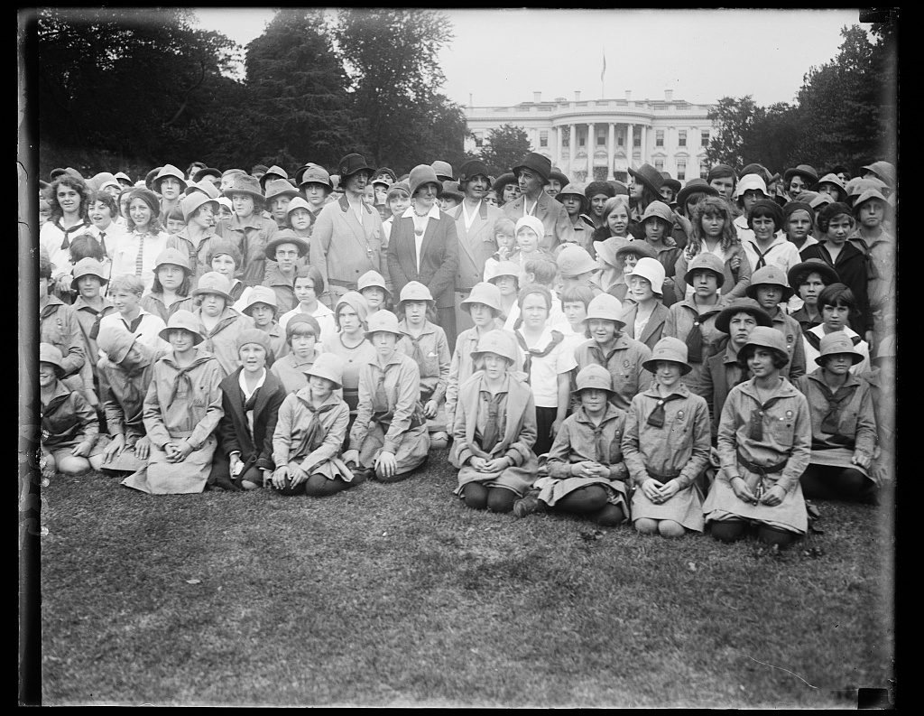 Girl Scouts and First Lady Lou Hoover 4 - White House Historical ...