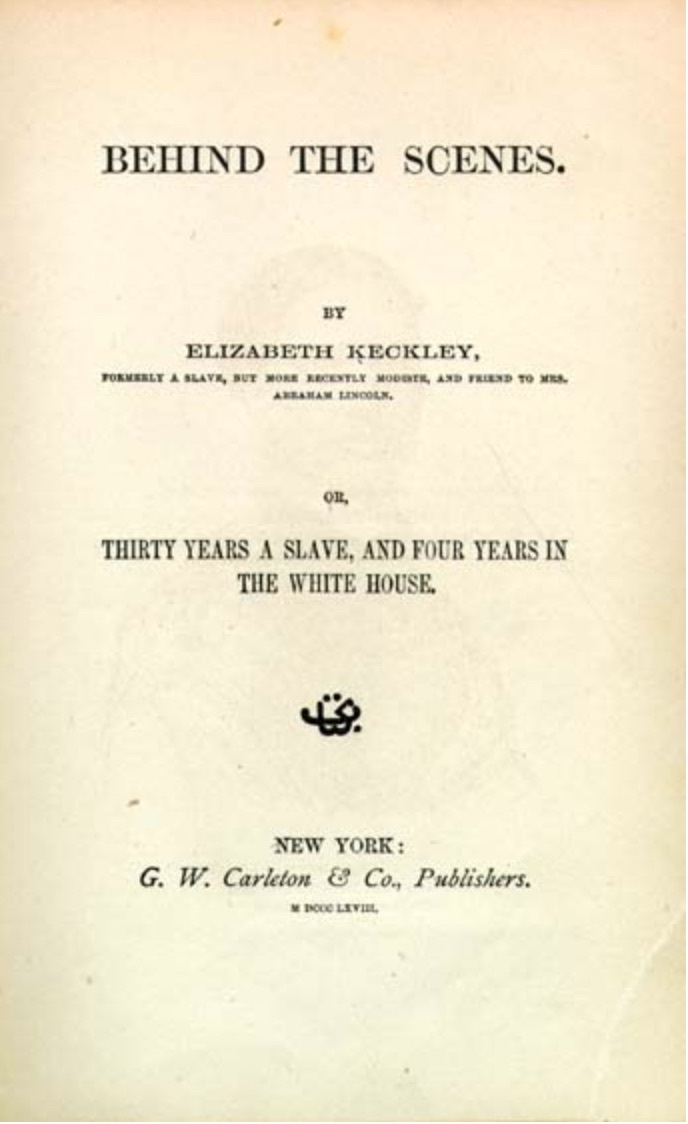 From Slavery to the White House: The Extraordinary Life of Elizabeth ...