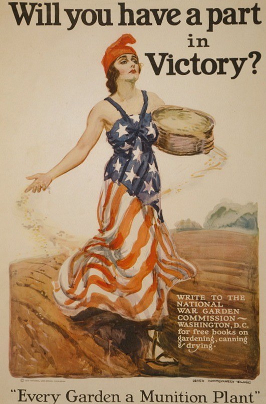 A Victory Garden poster from World War I, “Will You Have a Part in ...