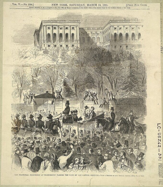 Inauguration of 1861 - White House Historical Association