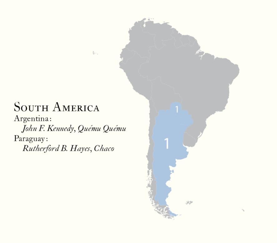 International Locations of Presidential Statues and Monuments - White ...