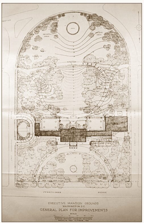 Frederick Law Olmstead's Plans for the White House Grounds - White ...