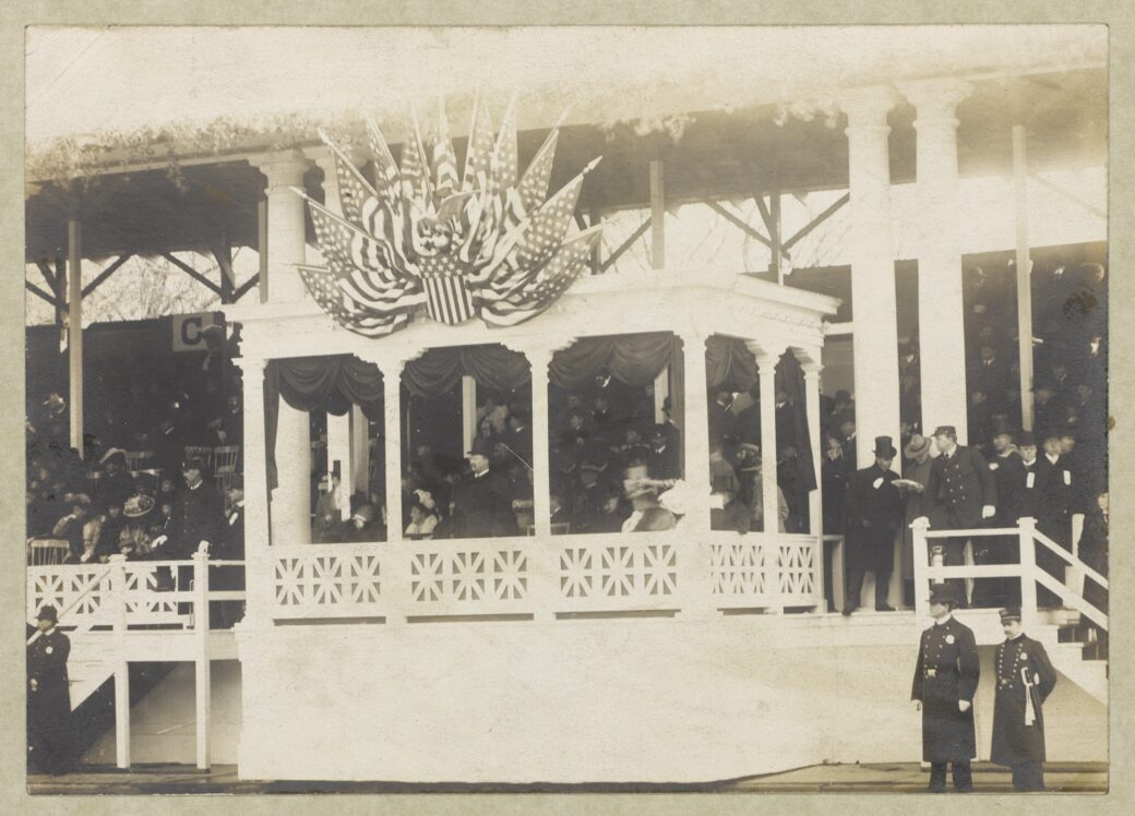 President Theodore Roosevelt's Inaugural Parade Stand - White House ...