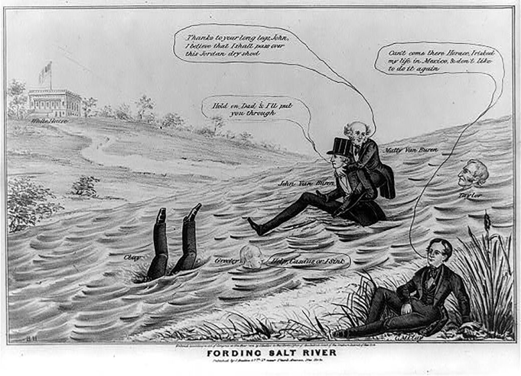 Visual Documents: Martin Van Buren Cartoon - White House Historical ...