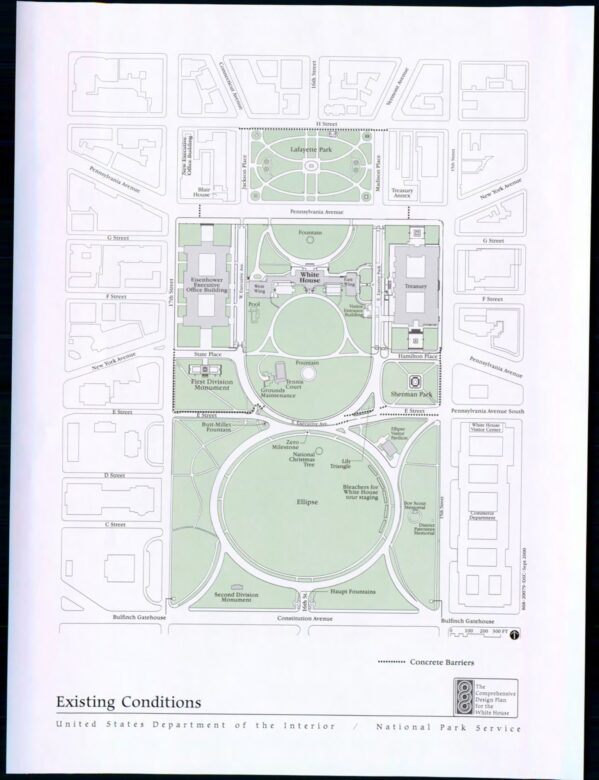 21st Century White House: Existing Map - White House Historical Association