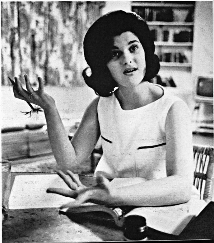 Luci Johnson in the Solarium - White House Historical Association