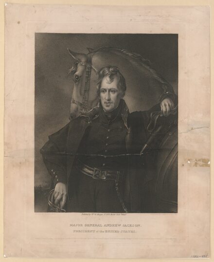 Major General Andrew Jackson, President of the United States - White ...