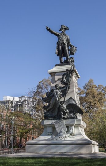 Statue of Lt. General Comte de Rochambeau - White House Historical ...