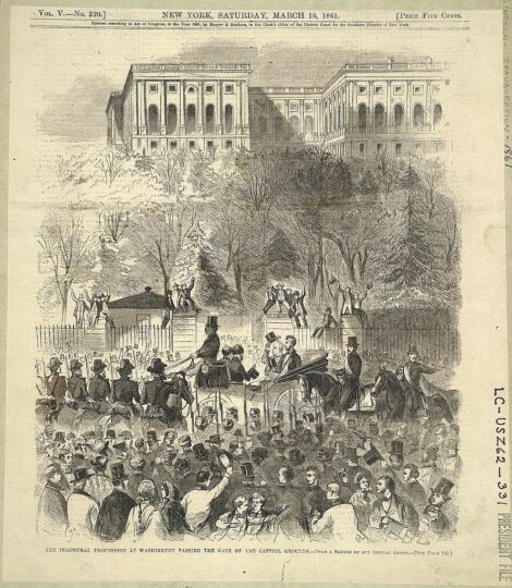 Inauguration of 1861 - White House Historical Association