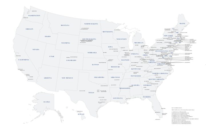 Presidential Sites Map - White House Historical Association