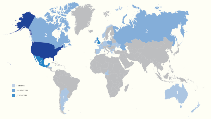 International Locations of Presidential Statues and Monuments - White ...
