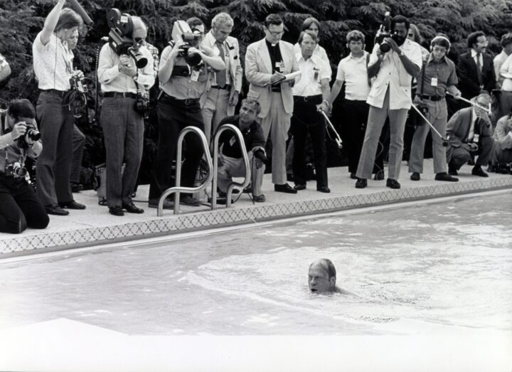 President Ford Swimming - White House Historical Association