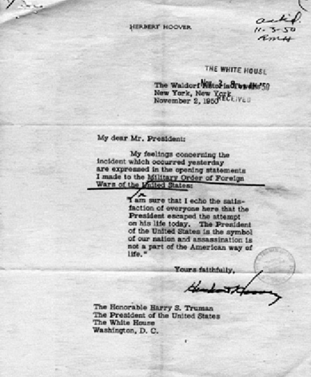 Truman Assassination Attempt - White House Historical Association