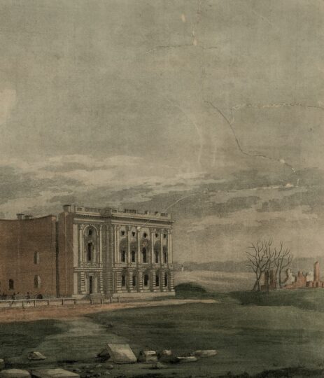 A View of the Capitol After the Conflagration of the 24th August 1814 ...