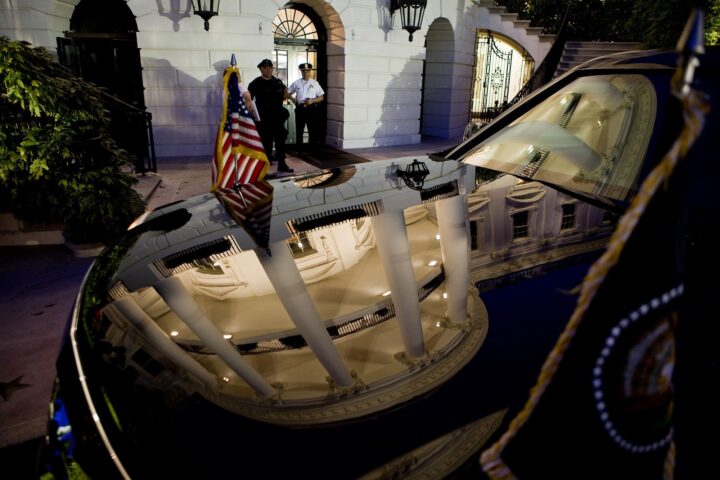 Presidential Limousine at the South Portico - White House Historical ...
