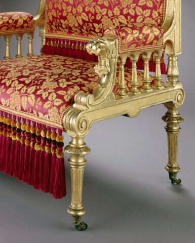 White House Furnishings: Red Room Herter Chair Detail - White House ...