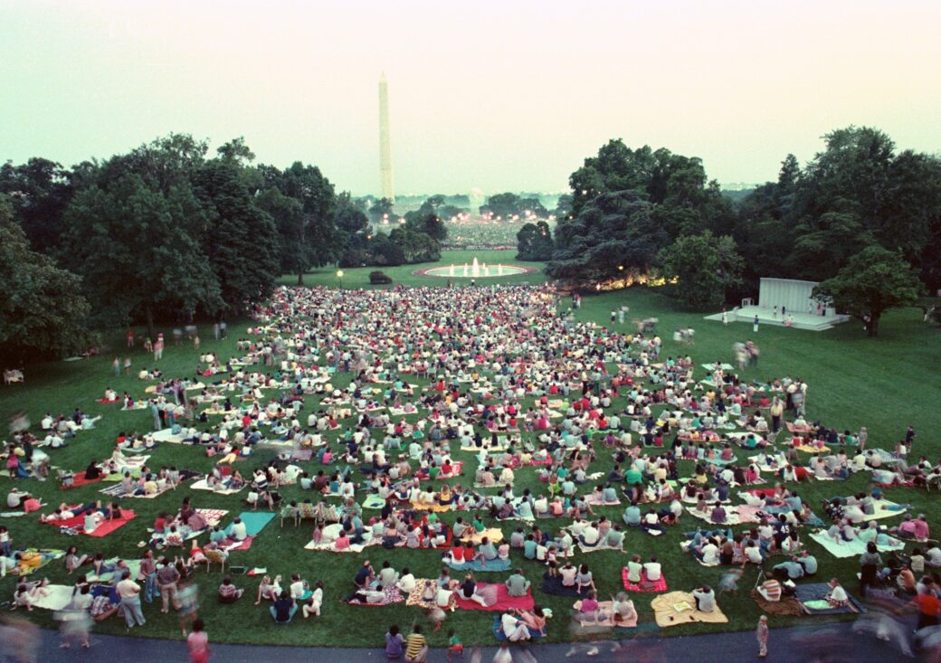 Fourth of July: Crowd in 1980 - White House Historical Association