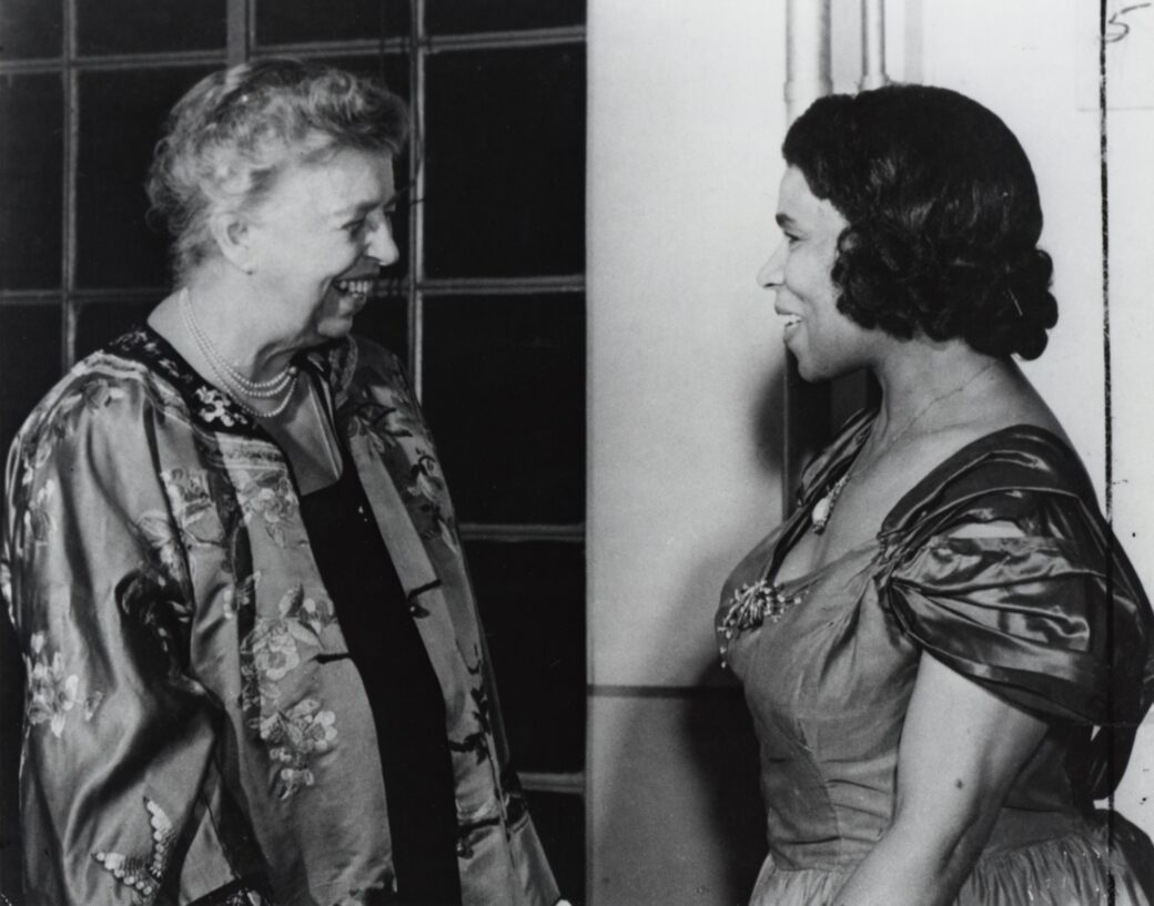Eleanor Roosevelt with Marian Anderson in Japan - White House Historical Association