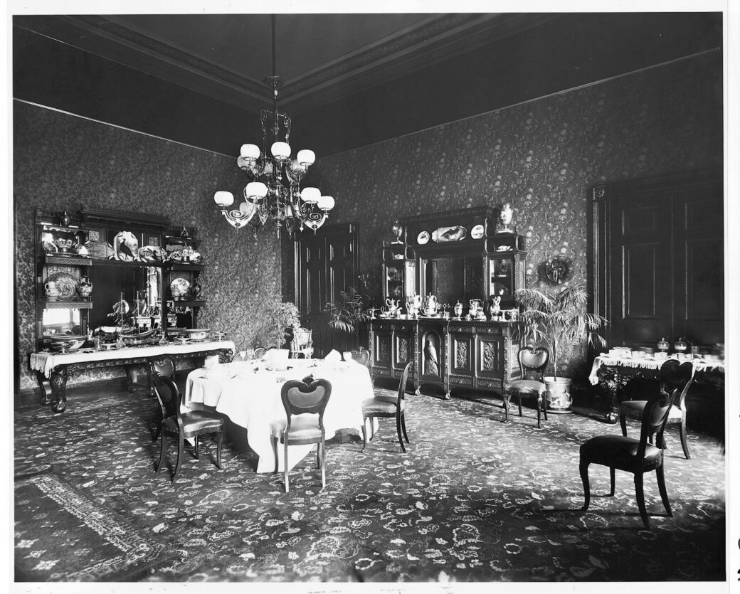 The Family Dining Room, 1889 - White House Historical Association