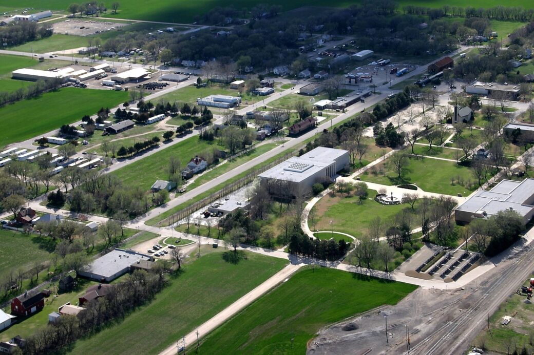 Eisenhower Library Aerial view - White House Historical Association