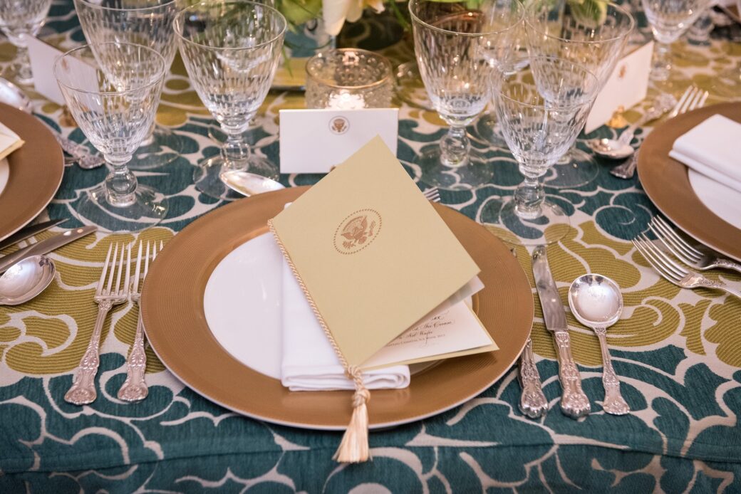 Canadian State Dinner Preview: Place Setting - White House Historical ...