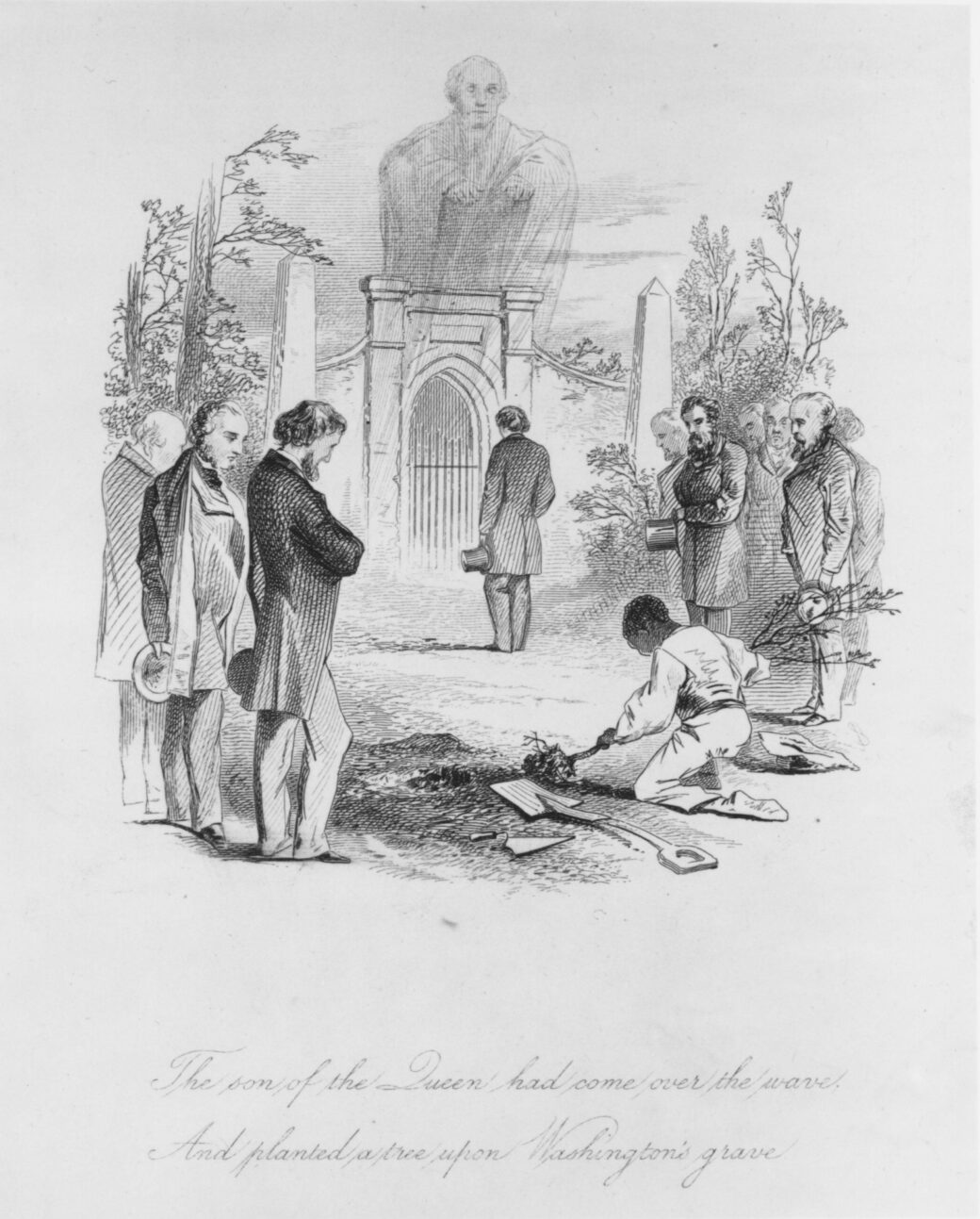 The planting of a chestnut tree - White House Historical Association
