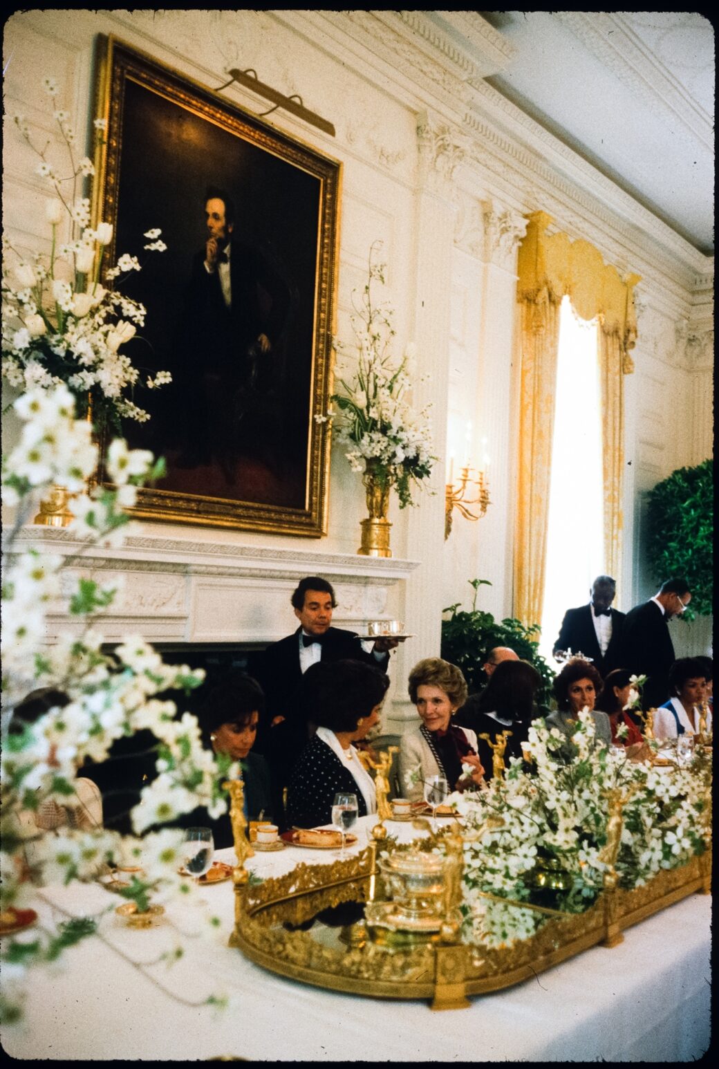 Mrs. Reagan Hosts a Luncheon During the First Ladies Conference on Drug ...