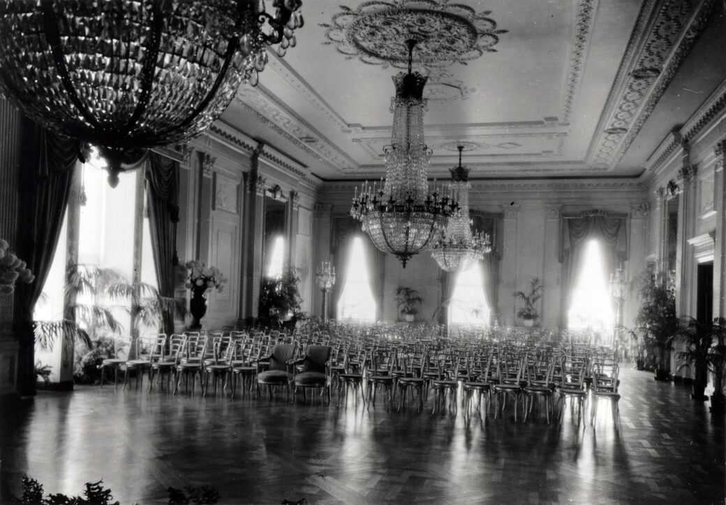 Glimpse of Calvin Coolidge's White House: East Room Party - White House ...