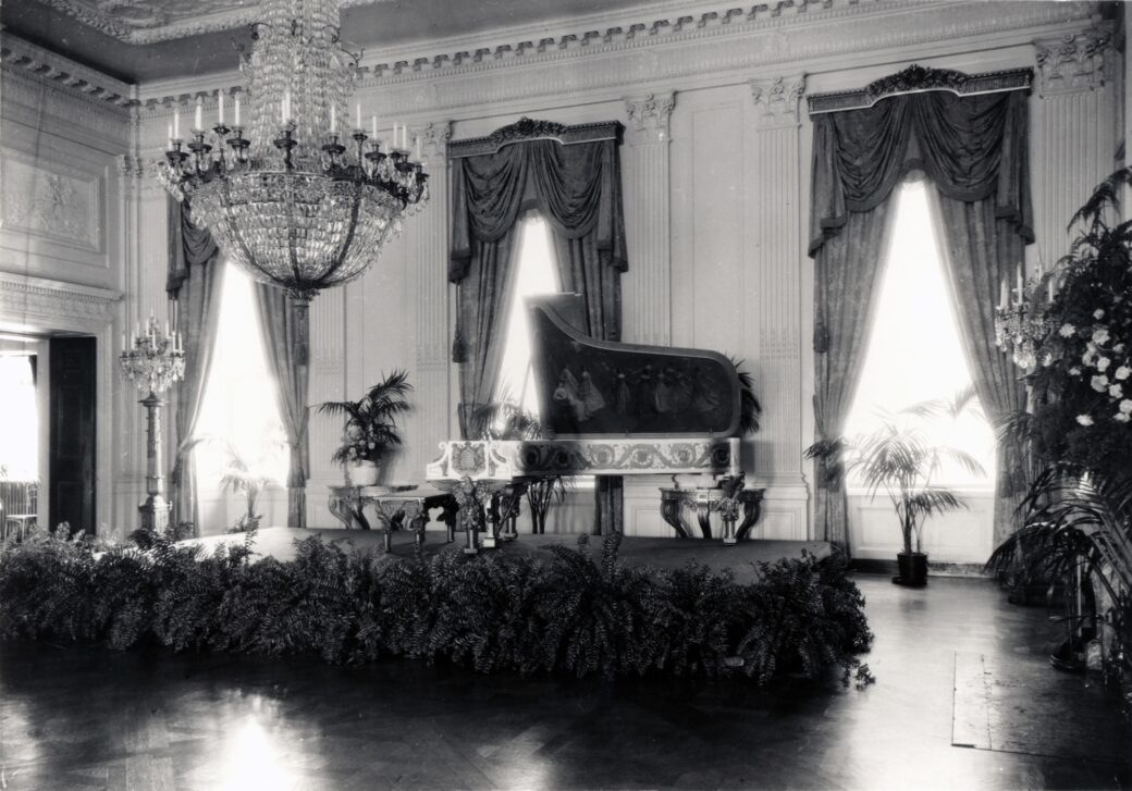 Glimpse into Calvin Coolidge's White House: Coolidge Piano - White ...