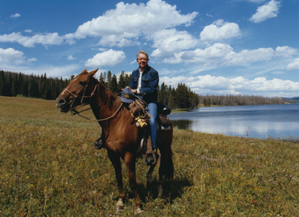 Jimmy Carter on a Vacation Trail Ride - White House Historical Association