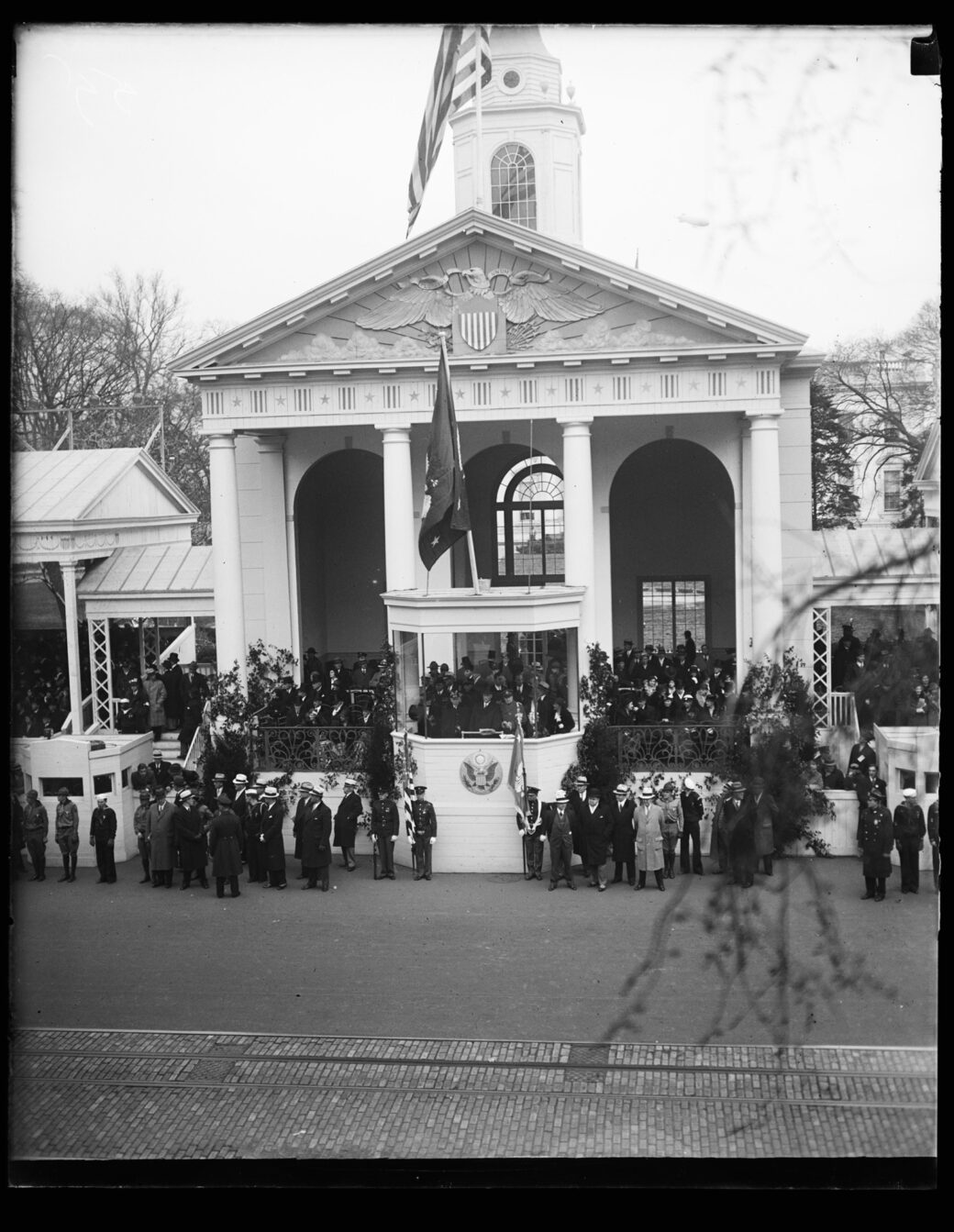 Franklin D. Roosevelt's Inaugural Reviewing Stand - White House ...
