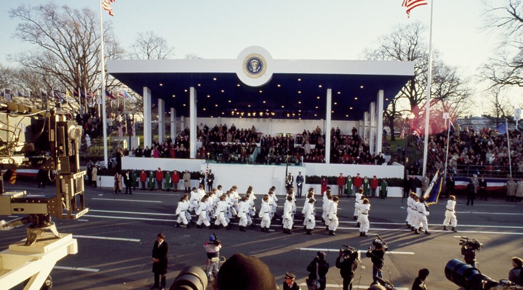 Inaugural Review Stand for President George H.W. Bush - White House ...