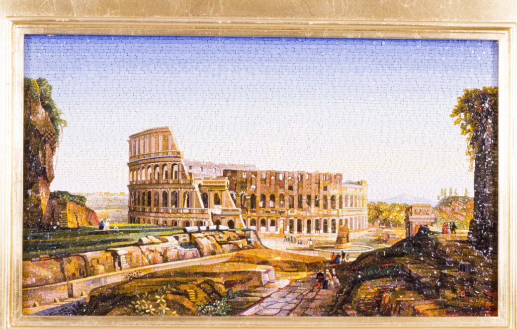 Glass Mosaic of the Roman Coliseum - White House Historical Association