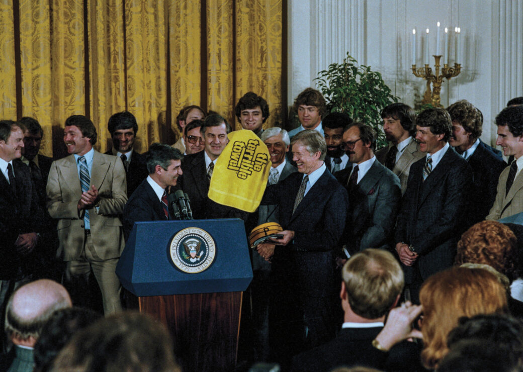 President Carter Congratulates Pittsburgh Sports Champions - White ...