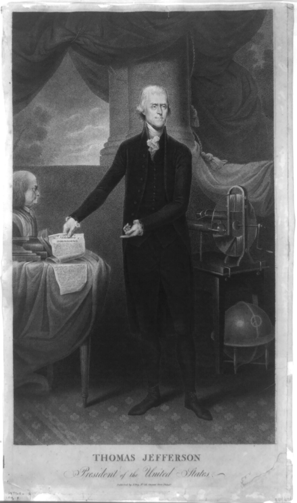 Cornelius Tiebout's portrait of Thomas Jefferson - White House ...