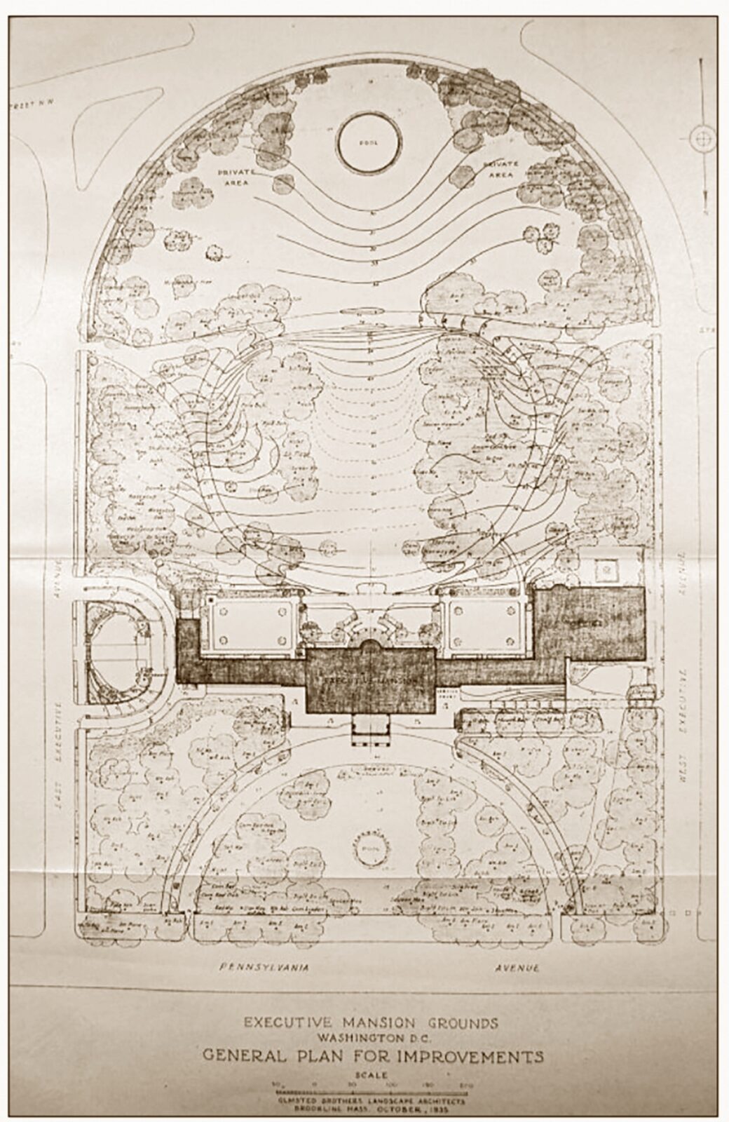 Frederick Law Olmstead's Plans for the White House Grounds - White ...