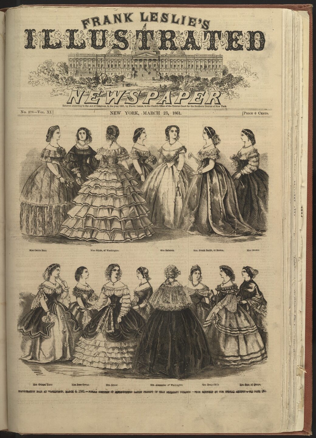 President Abraham Lincoln's Inaugural Ball - White House Historical ...