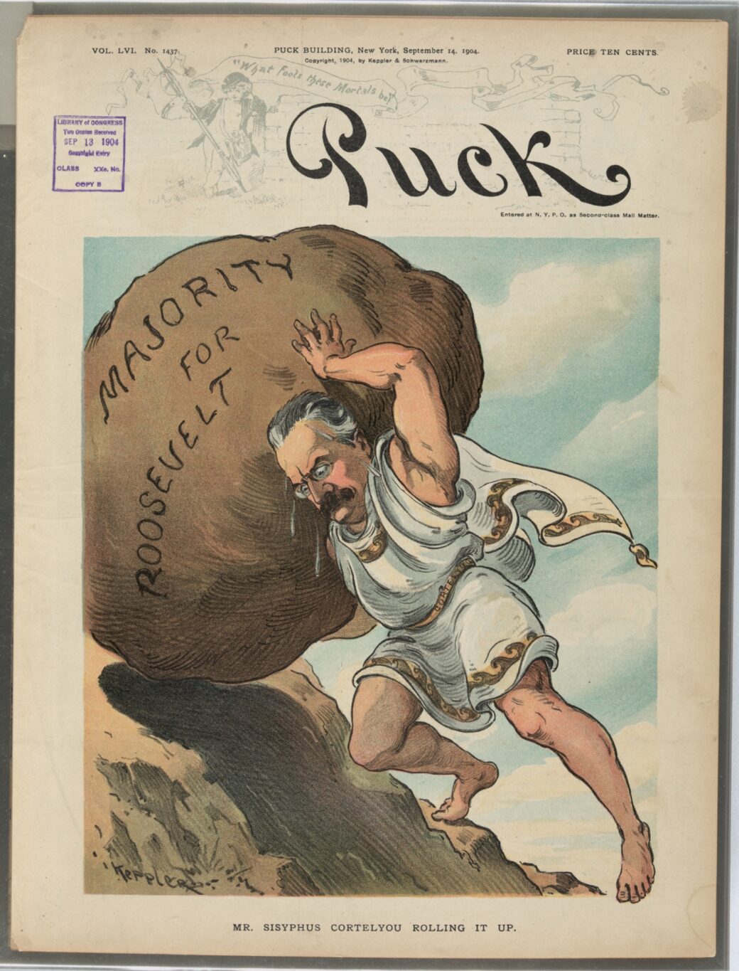 George Cortelyou Illustration in Puck - White House Historical Association