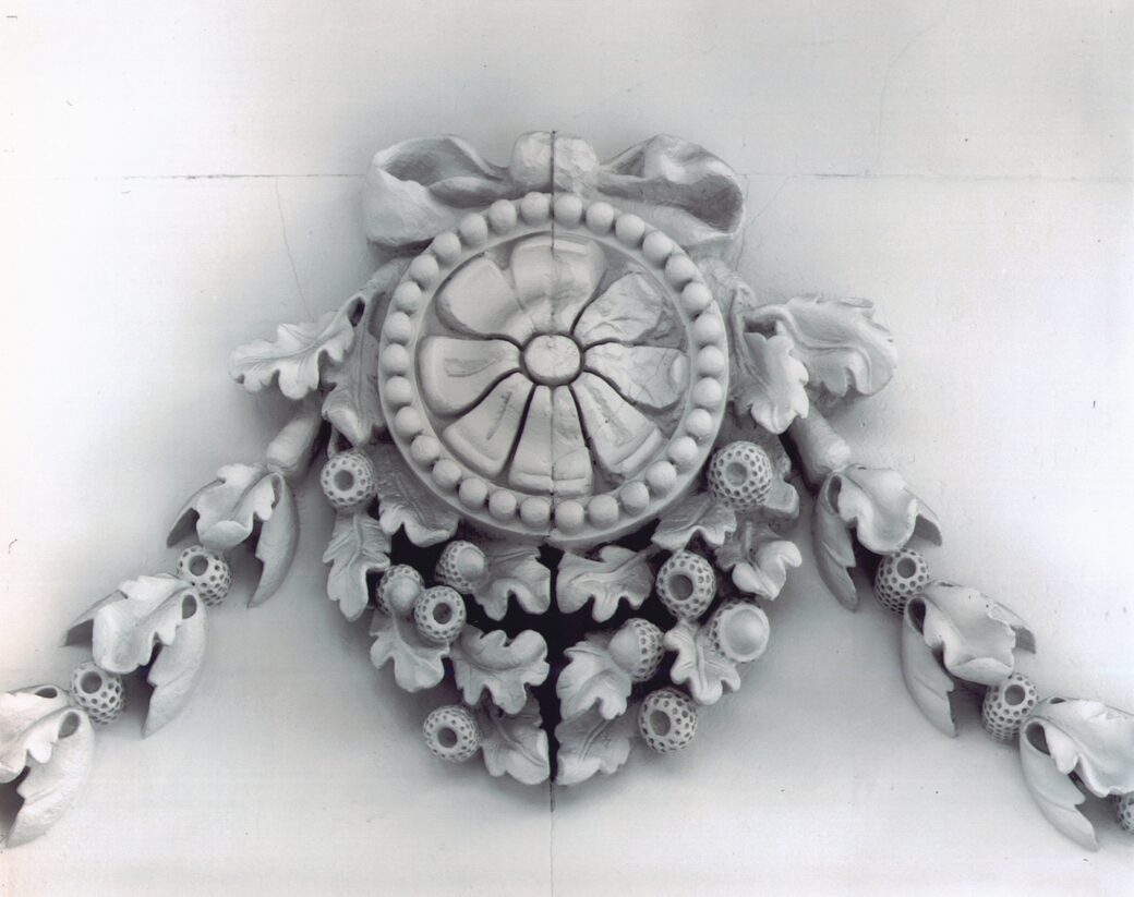 Restoring the Original White House Stone: Stone swag detail - White ...