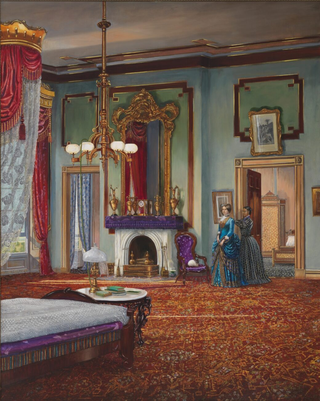 The Confidant (First Lady Lucy Hayes and Her Maid, 1879) by Peter ...