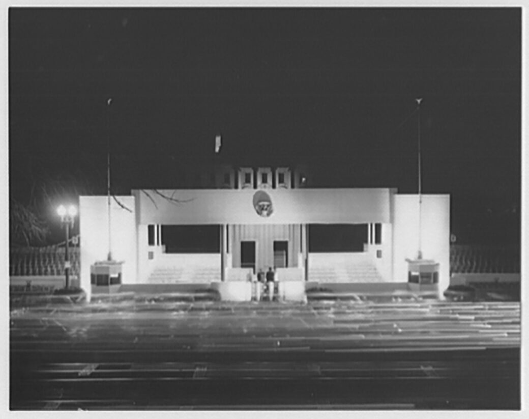 President Truman Inauguration Stand - White House Historical Association
