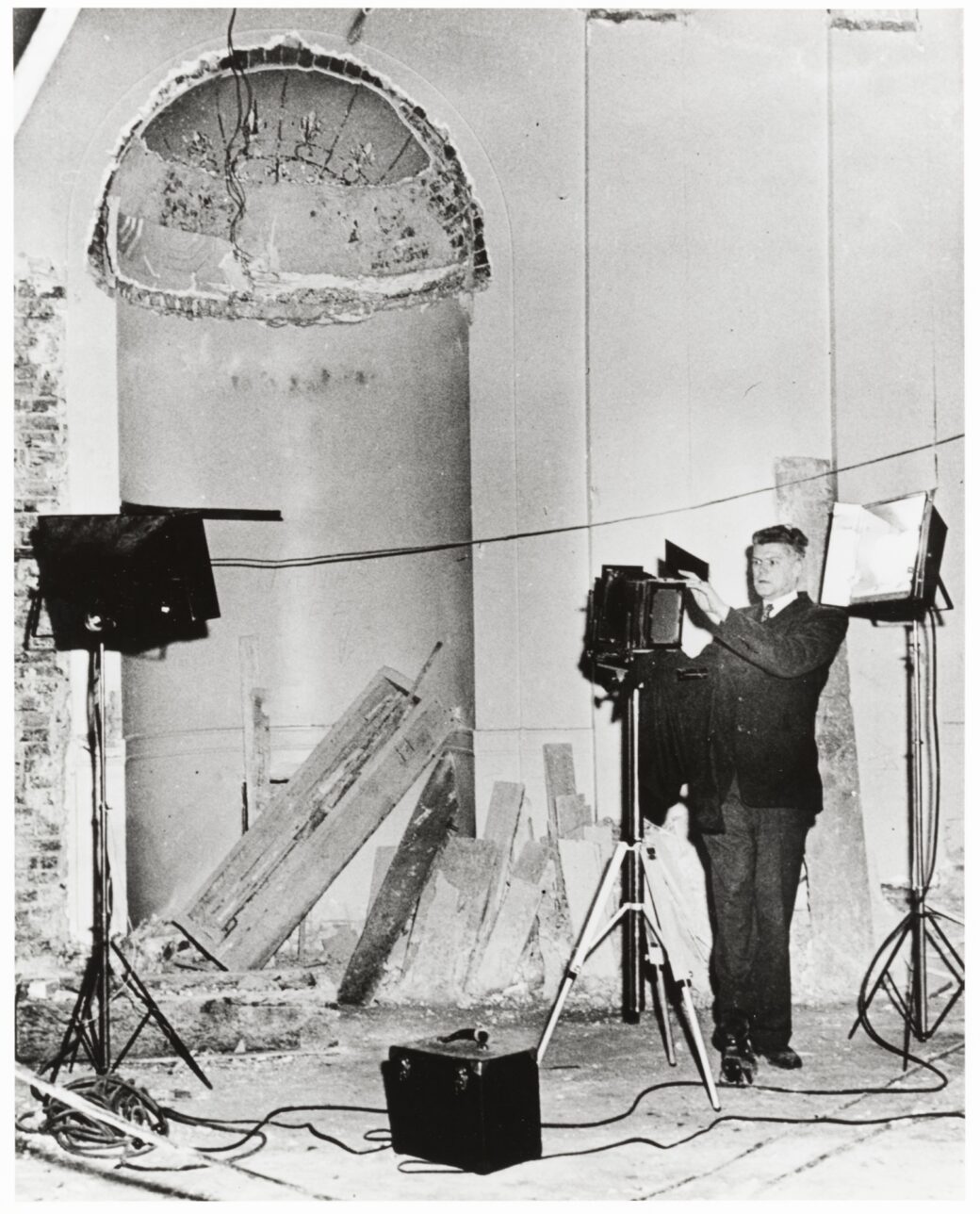 Mr. Truman's Renovation: Photographer Abbie Rowe with Equipment - White ...