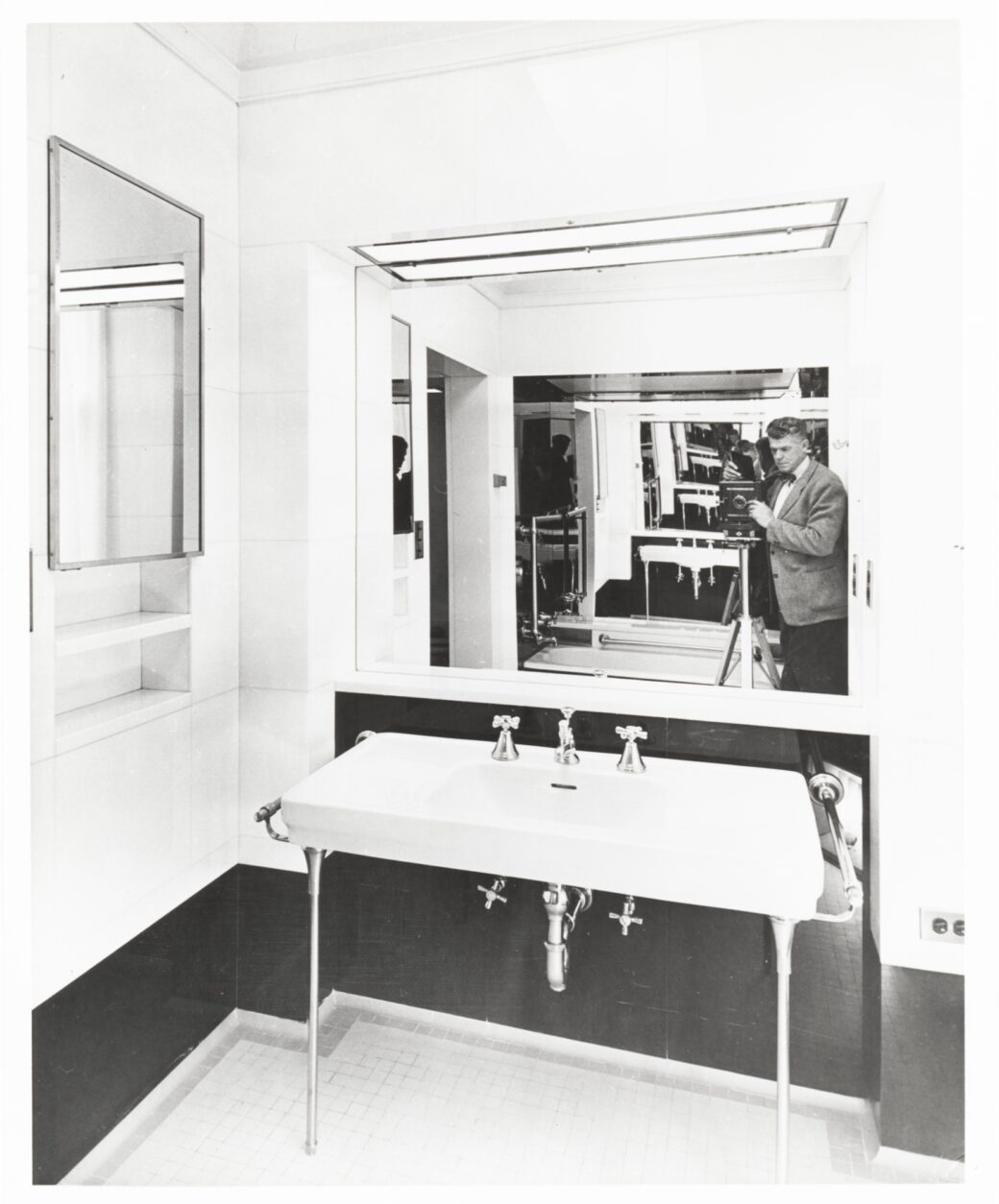 Mr. Truman's Renovation: Abbie Rowe Self-Portrait - White House ...