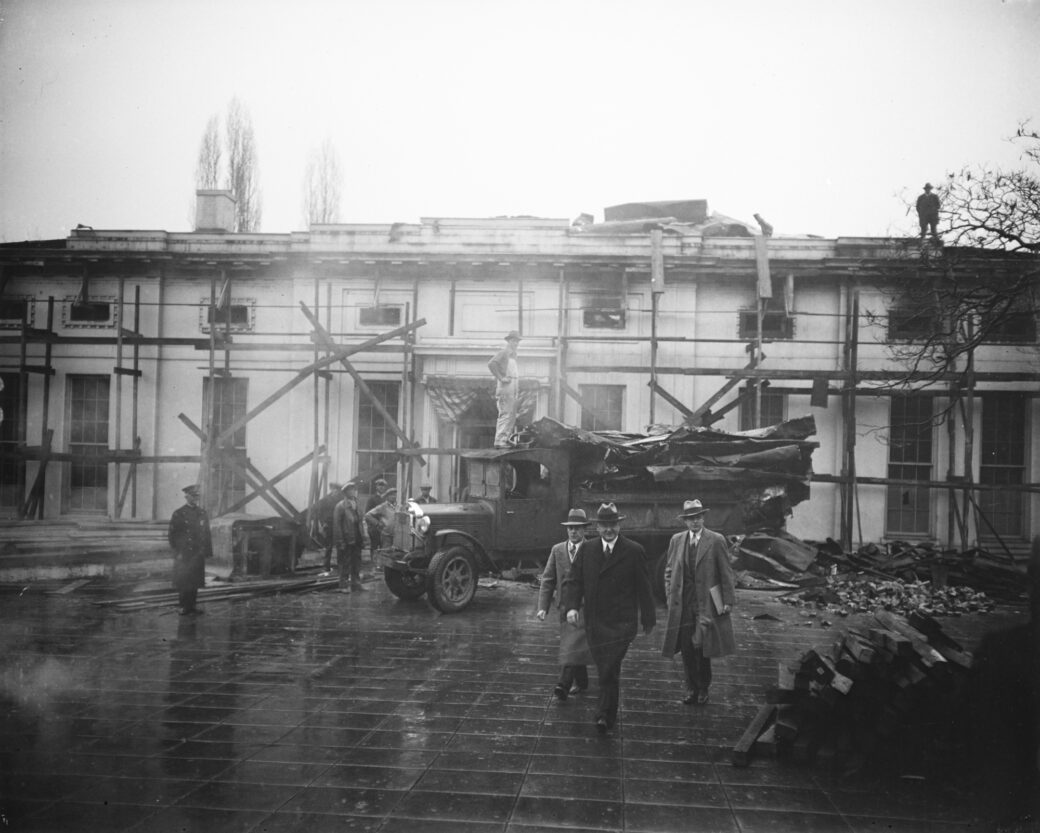 The Christmas Eve West Wing Fire Of 1929 Photo 4 White House the-christmas-eve-west-wing-fire-of-1929-photo-4-white-house