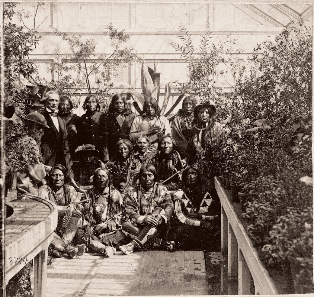 Indian delegation, 1863 - White House Historical Association