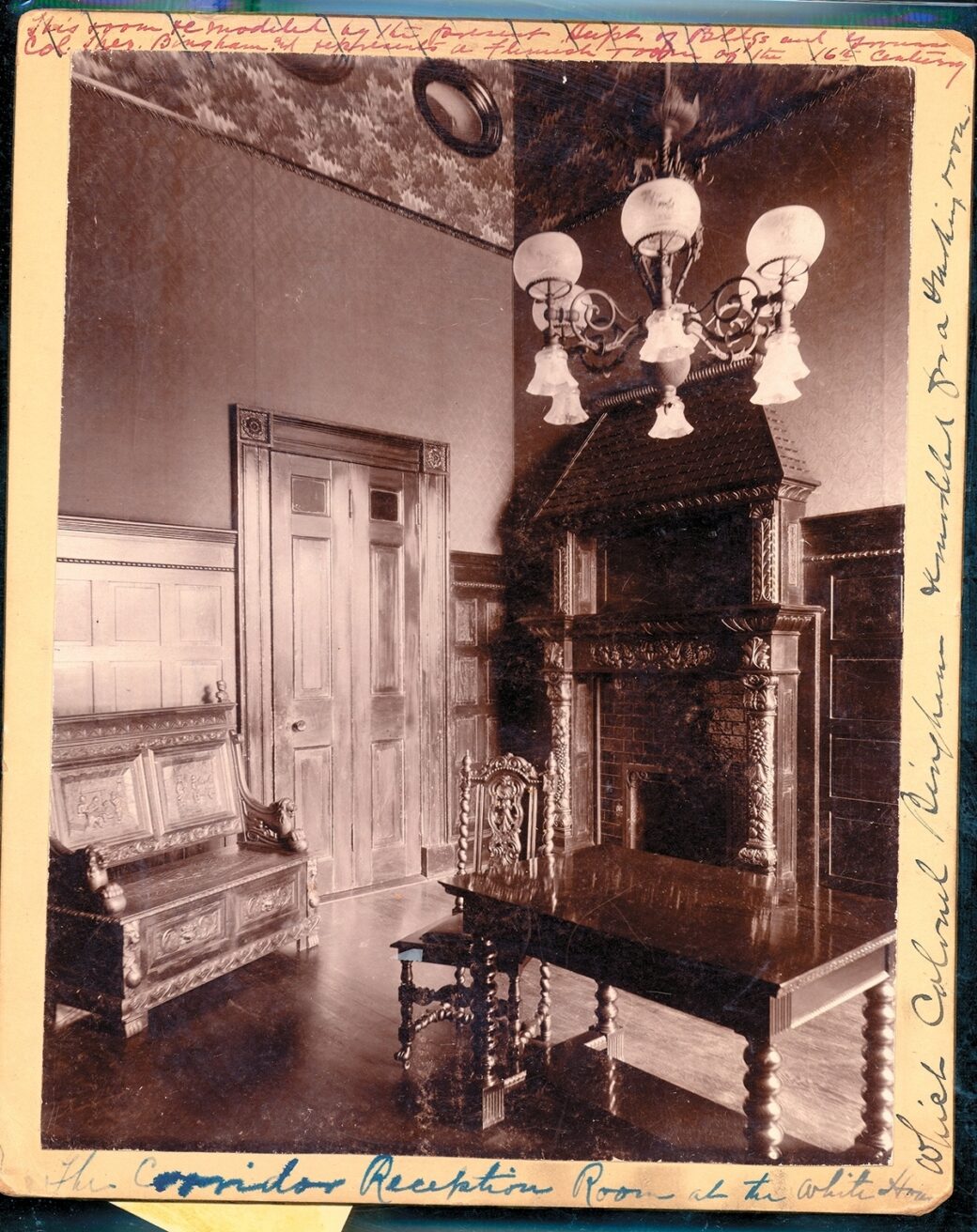 Usher's office in 1897 - White House Historical Association