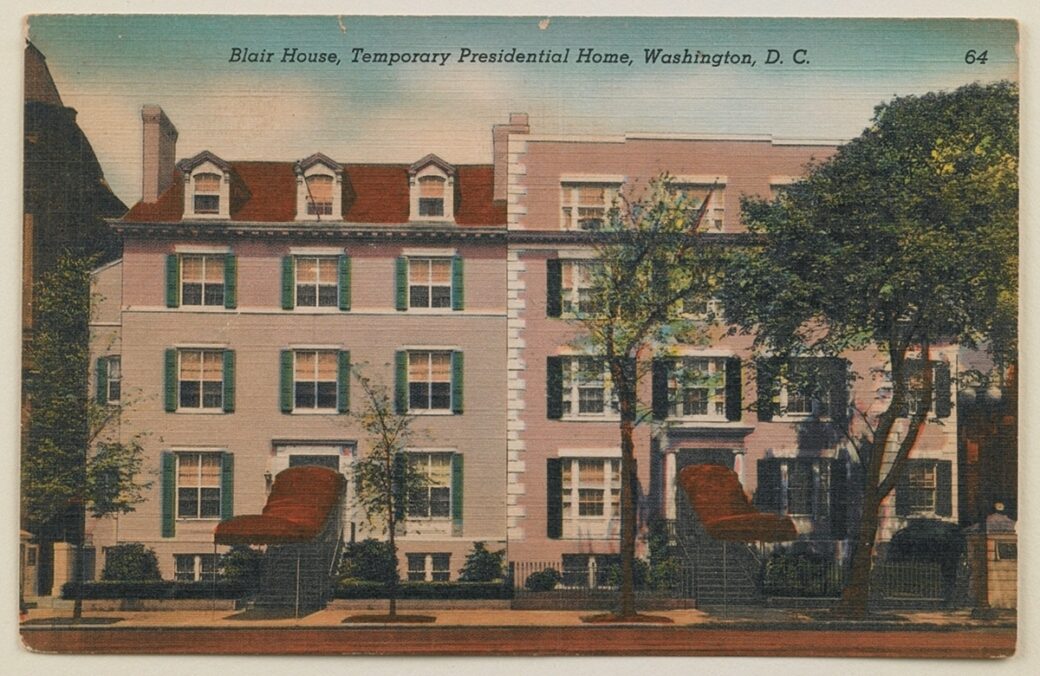 Postcard of Blair House - White House Historical Association