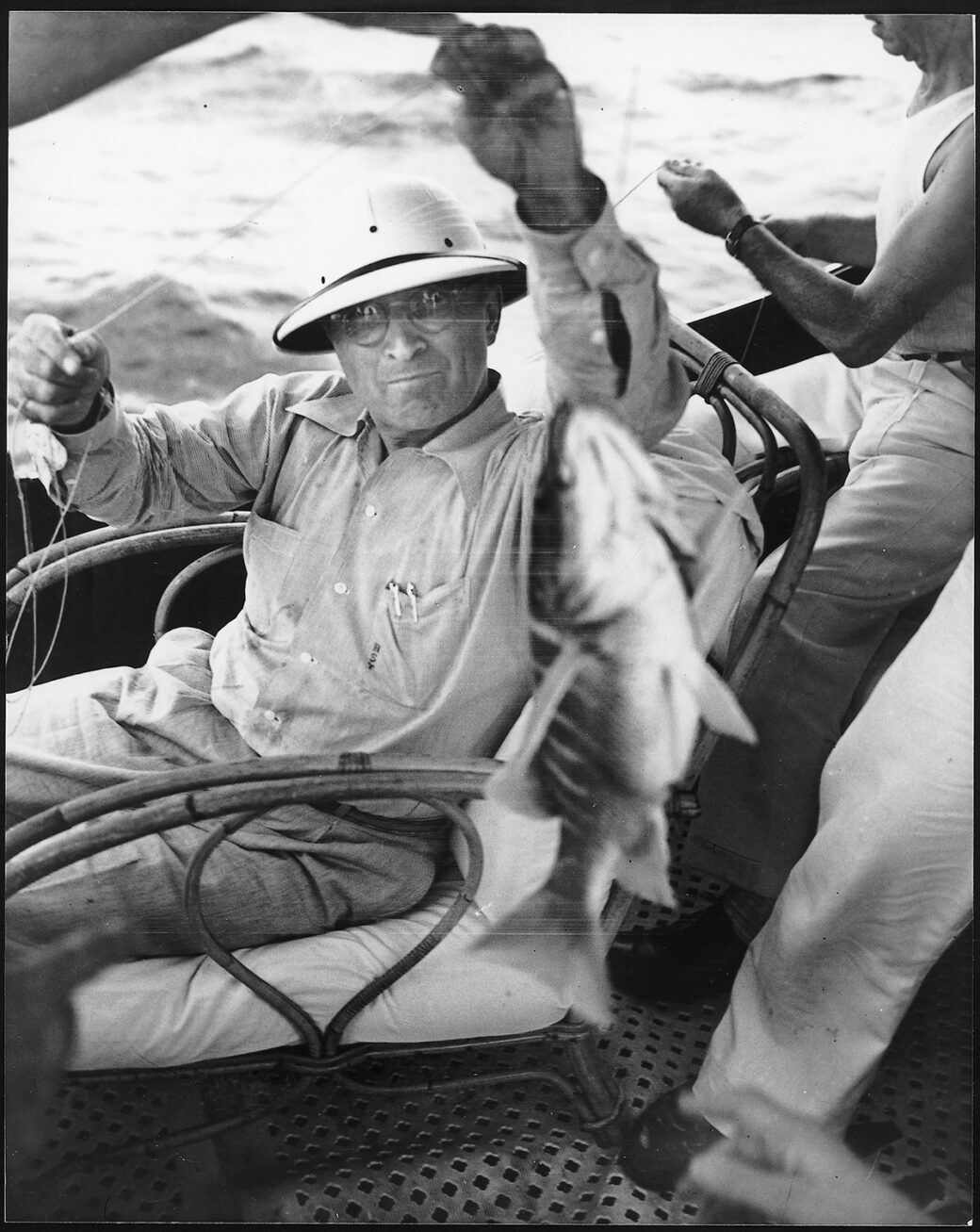 President Truman fishing - White House Historical Association